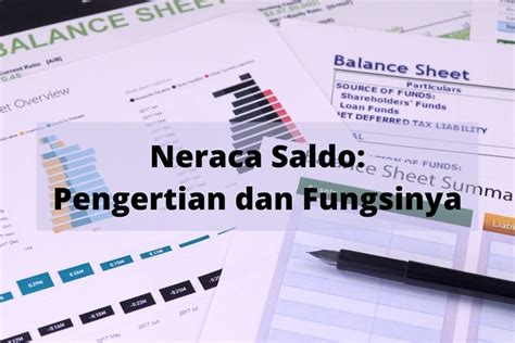 Foto Neraca Saldo Pengertian Dan Fungsinya