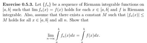 Solved Exercise 051 Show That If F And G Are Riemann