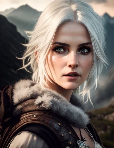 Ai Generated Portrait Of Ciri Rthewitcher3