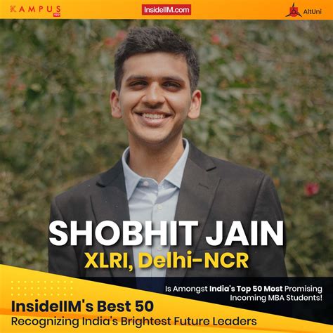 Shobhit Jain On Linkedin Mba Xlri Xlridelhi Insideiim 30 Comments