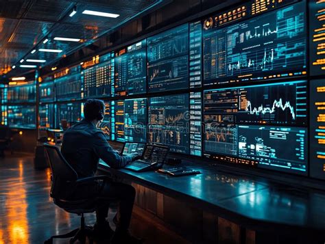 A Professional Individual Intensely Focuses On Multiple Computer
