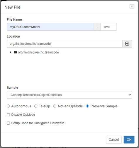 Using A Custom Tensorflow Model With Java · First Tech Challenge