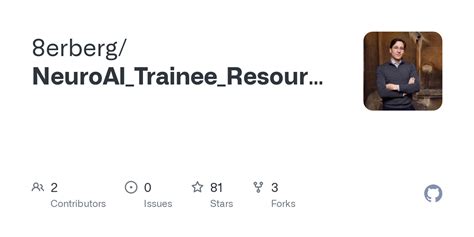 GitHub Erberg NeuroAI Trainee Resources