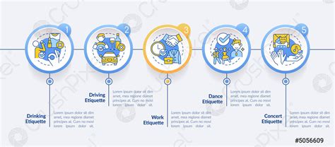 Types Of Etiquette Circle Infographic Template Stock Vector 5056609 Crushpixel