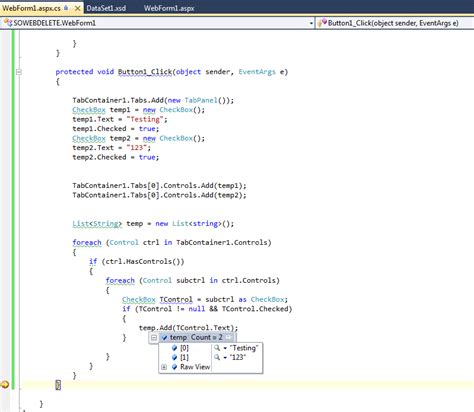 C Asp Net Iterating Over Controls In Form Stack Overflow