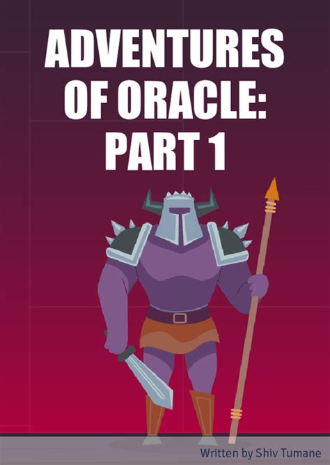 Adventures Of Oracle Part 1 By Shiv Tumane Isbn 9789394848xxx