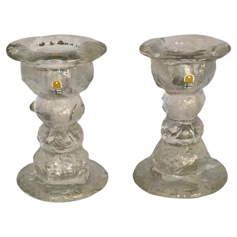 Ronald Stennett Willson Tulip Candlesticks Kings Lynn Glass At 1stdibs Ronald Stennett Willson