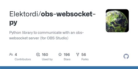 GitHub Elektordi Obs Websocket Py Python Library To Communicate With