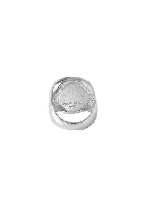 Hermis Signet Ring Silver Hermina Athens