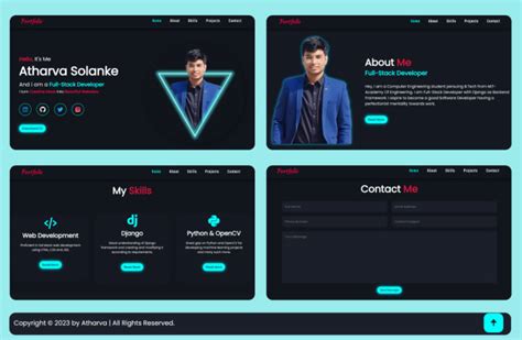 Create A Personal Portfolio Resume Website Within A Day Html Css Js Reactjs By