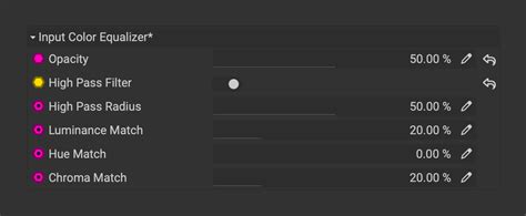 Input Color Equalizer InstaMAT Documentation