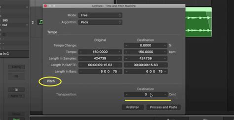 How To Change Pitch In Logic Pro X