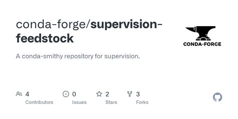Github Conda Forgesupervision Feedstock A Conda Smithy Repository For Supervision