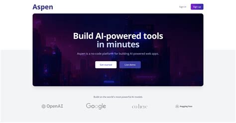 Aspen And 27 Other Ai Tools For Website Building