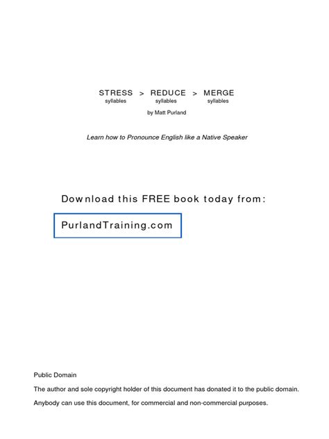 15 Stress Reduce Merge 1 5 Pdf Syllable Stress Linguistics