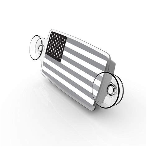 Toll Pass Ez Pass Transponder Holder Flag Us Black Autoboxclub