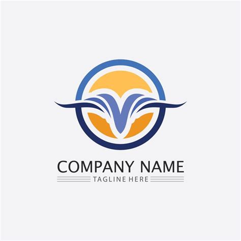 웨이브 아이콘과 물방울 벡터 일러스트 디자인 로고 사업 프리미엄 벡터