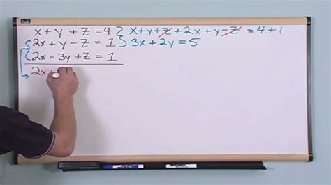 Lesson Solving Systems Of Equations In Three Variables Algebra Tutor Algebra Tutor