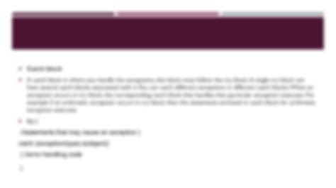 SOLUTION Java Exception Handling Part 2 Oop Java Studypool