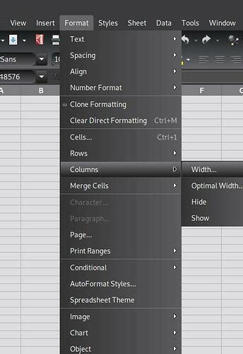 How To Increase Size Of Cells On Libre Calc Sheet English Ask LibreOffice