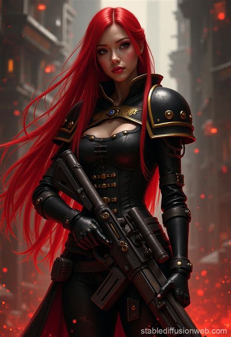 Warhammer 40k Rogue Trader Portrait Stable Diffusion Online