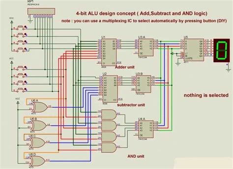 Designing A 4 Bit Alu Circuit Step By Step Guide