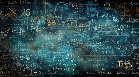 Innovative Mathematical Formula Texture Background Mathematical Numbers Background 3d