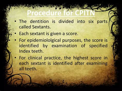 Russells Periodontal Index And Cpitn Probe Pptx