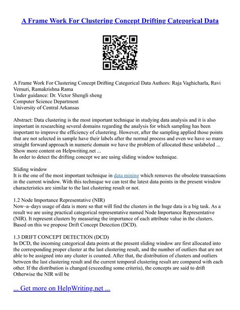 How Partitioning Clustering Technique For Implementing Pdf