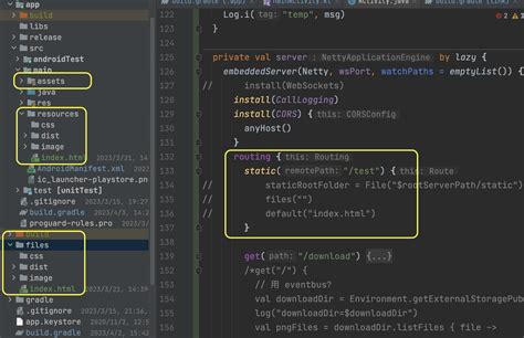 Ktor Can Run On Android With And Can Serve Static Content（？） Such
