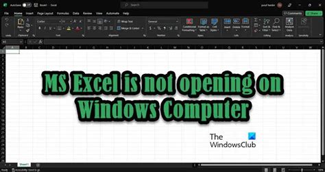 Excel Not Opening On Windows Computer Fix