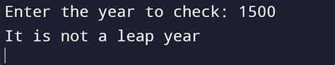 Program To Find A Leap Year In C Simplilearn