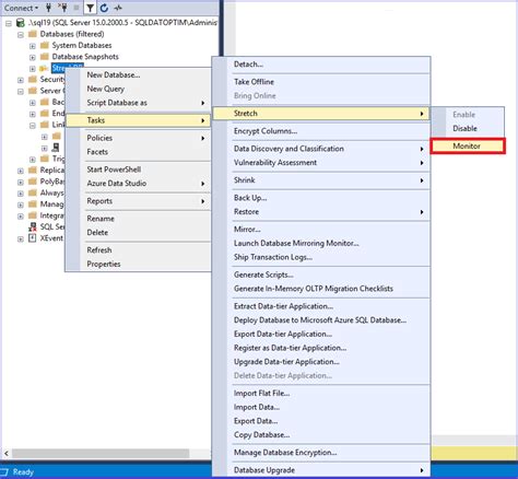 Configurar Stretch Database En SQL Server DATOPTIM