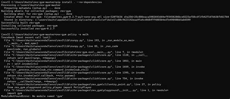 Modules Dependencies Error · Issue 40 · Nicrusso7rex Gym · Github