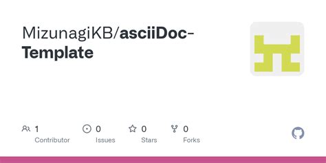 Github Mizunagikbasciidoc Template