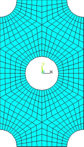 Alternative Mesh Of Quadratic Quadrilateral Finite Elements Used To Download Scientific Diagram