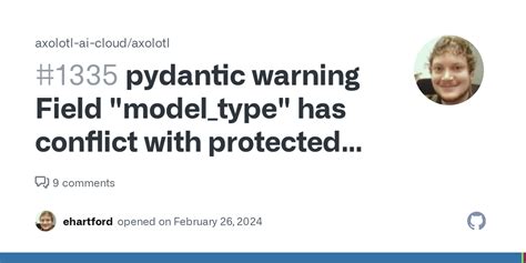 Pydantic Warning Field Model Type Has Conflict With Protected Namespace Model Issue