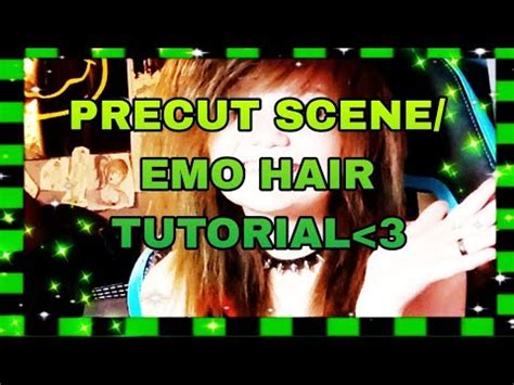 FACE REVEAL SCENE EMO HAIR TUTORIAL Precut YouTube