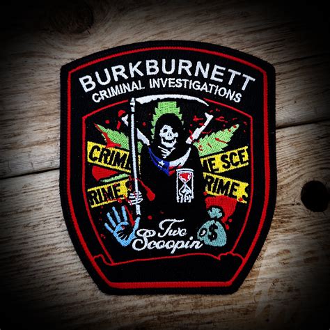 Burkburnett Tx Pd Criminal Investigations Patch Ghost Patch