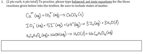Solved 2 Pts Each 6 Pts Total To Practice Please Type
