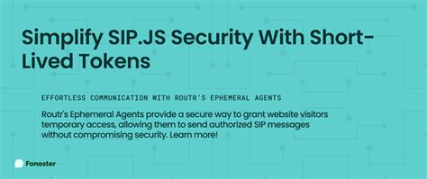 Simplify SIP Js Security With Short Lived Tokens DEV Community