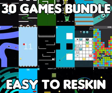 Artstation 30 Unity Games For Reskin Game Assets