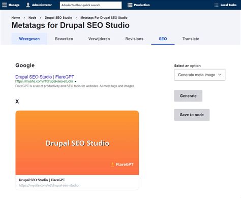 Drupal Seo Studio Ai Generated Meta Tags