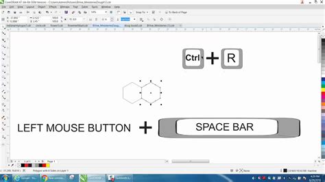 Corel Draw Tips Tricks Ctrl R And More YouTube