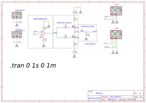 Class D Amplifier EasyEDA Open Source Hardware Lab