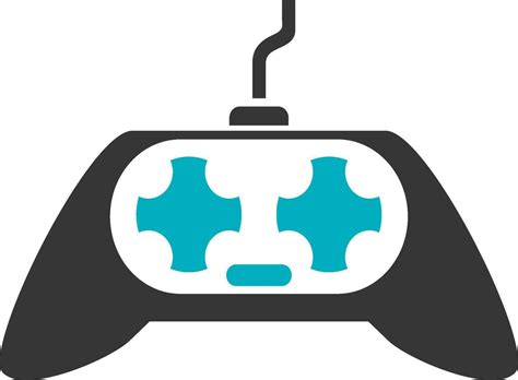 Vector Game Controller Icon In Flat Style 24923530 Vector Art At Vecteezy