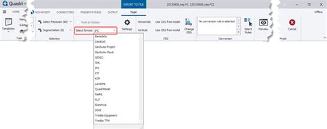Export To IFC From Trimble Quadri