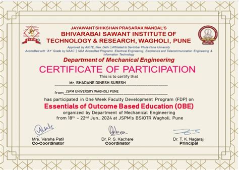 Dinesh Suresh Bhadane On Linkedin Facultydevelopmentprogram