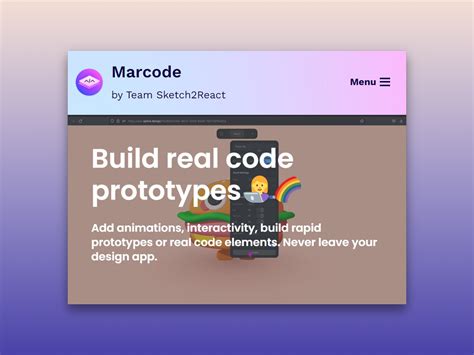 Marcode Hybrid Apps Builder Prototypr Toolbox