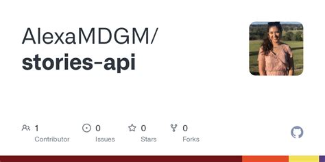 Github Alexamdgmstories Api